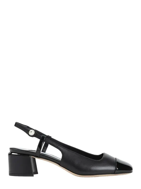 JIMMY CHOO Elisa Patent Leather Slingback Pumps - Black