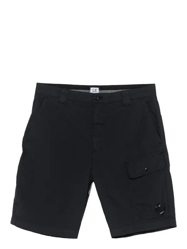 C.P. COMPANY Logo Cargo Shorts - Blue