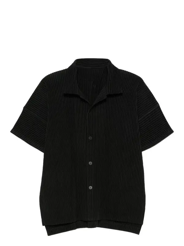 Issey Miyake Short-sleeved Shirt - Black