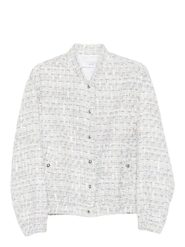 IRO PARIS Noemy Cotton Jacket - Silver