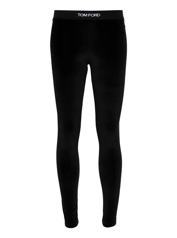 TOM FORD Velvet Leggings - Black