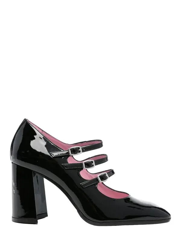 CAREL Keel Patent Leather Pumps - Black