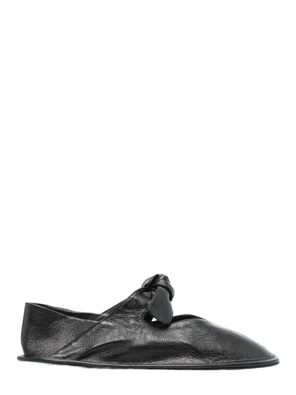 Hereu Llasada Leather Ballerinas - Black