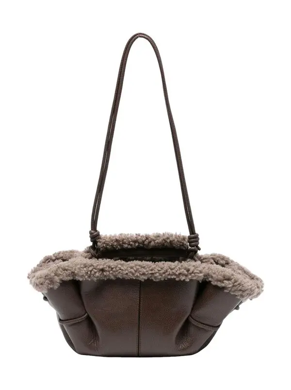 Hereu Arta Mini Leather Handbag - Brown