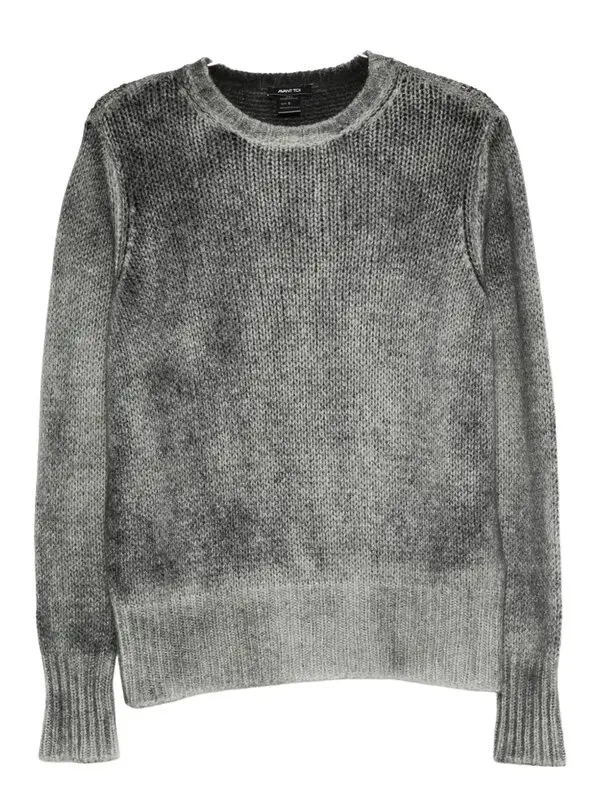 Avant Toi Cashmere Crewneck Pullover - Grey