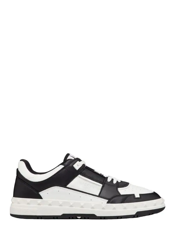 Valentino Garavani Freedots Leather Sneakers - Black