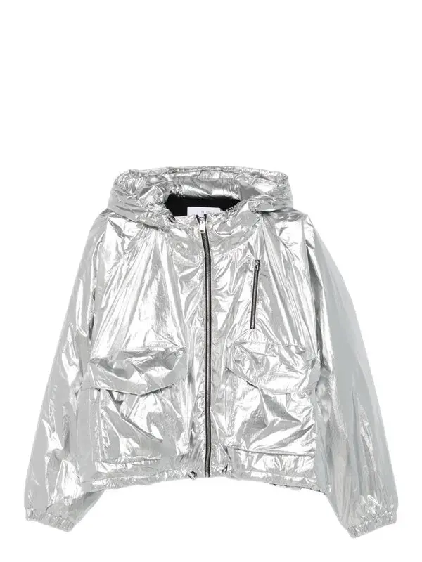IRO PARIS Gonie Hooded Jacket - Silver