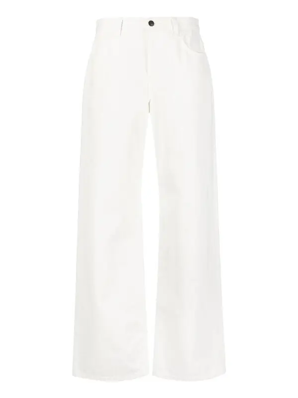 THE ROW Eglitta Cotton Jeans - White