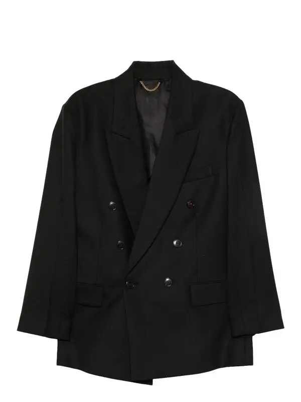 Tagliatore Wool Blend Double-breasted Jacket - Black