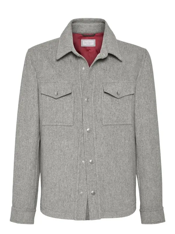 Brunello Cucinelli Cashmere Jacket - Grey
