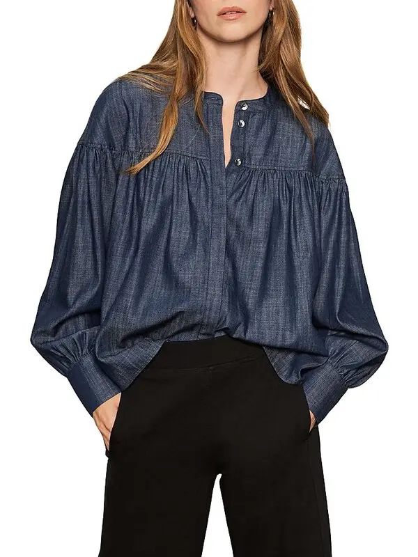 Sanctuary Personal Best Blouse - Moonshadow