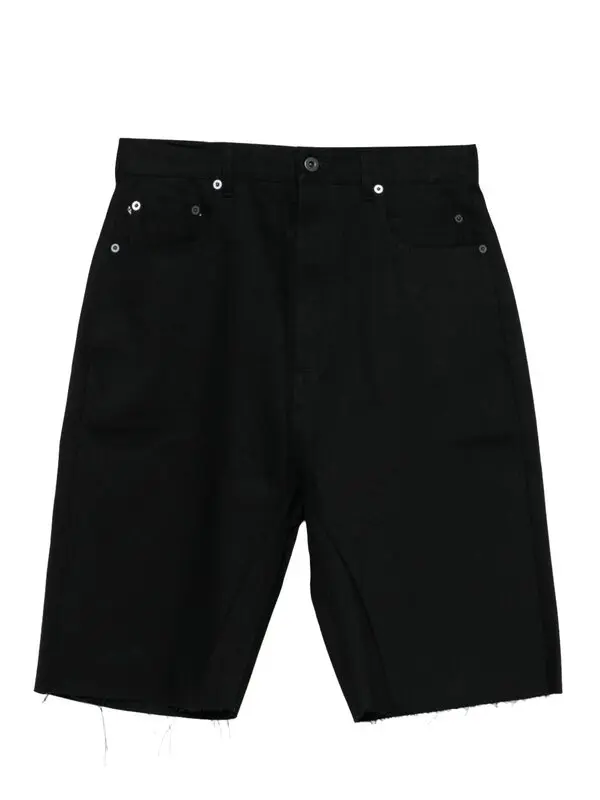 Rick Owens Bermuda Geth Cutoffs - Black