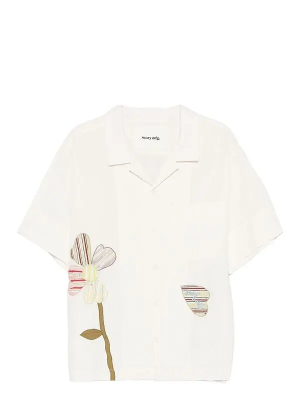 STORY MFG. Greetings Shirt - Beige