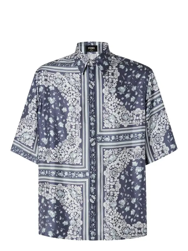 Fendi Bandana Shirt - Blue