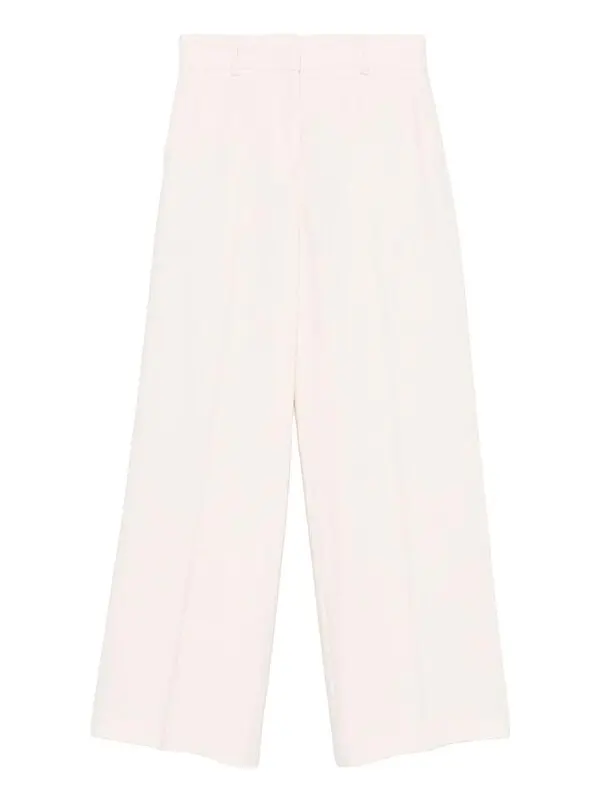MSGM Viscose Trousers - White