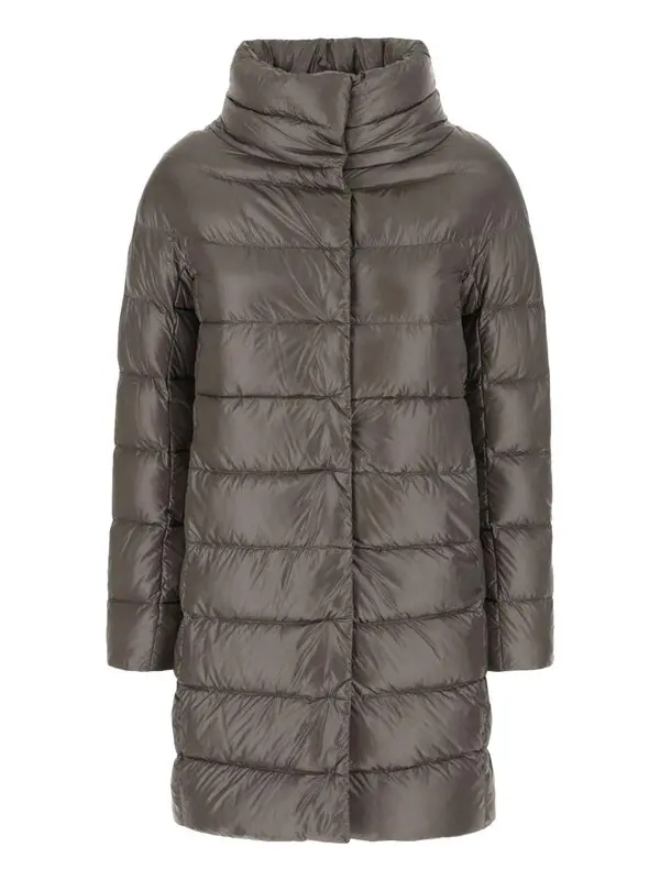 Herno Dora Long Down Jacket - Grey