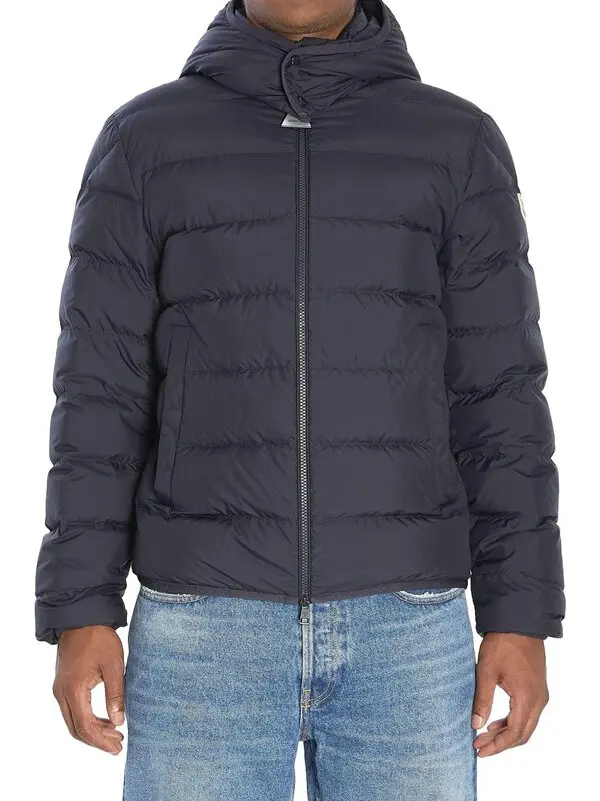 Moncler Montbrocq Short Down Jacket - Blue