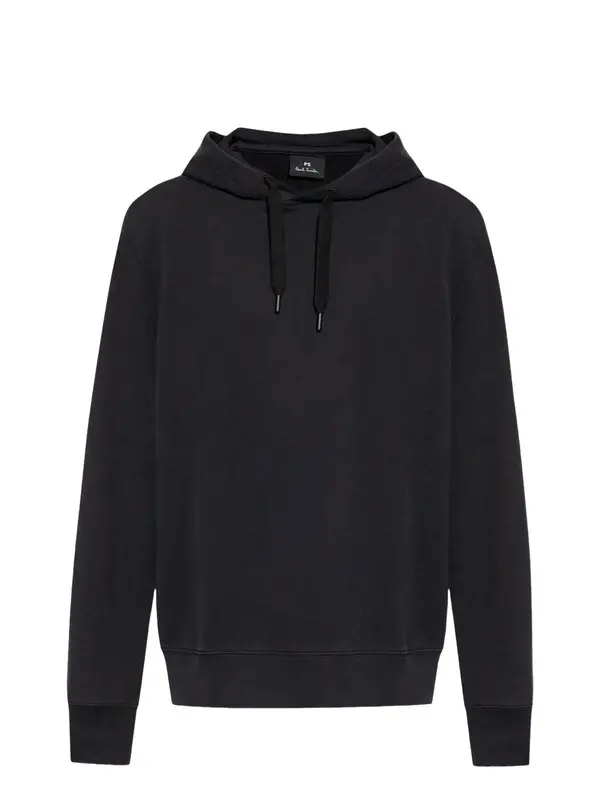 Paul Smith Ps Happy Cotton Hoodie - Black