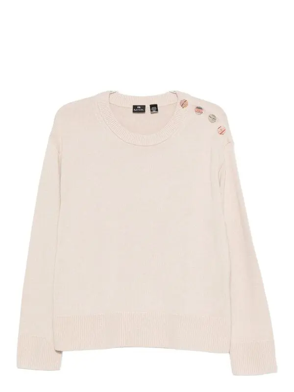 Paul Smith Wool And Cotton Sweater - Beige