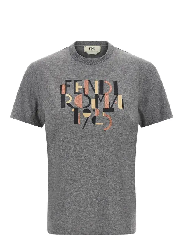 Fendi Roma T-shirt - Grey