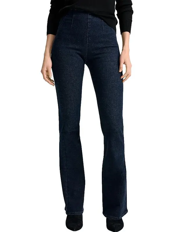 Veronica Beard Beverly High Rise Bootcut Jeans - Oxford