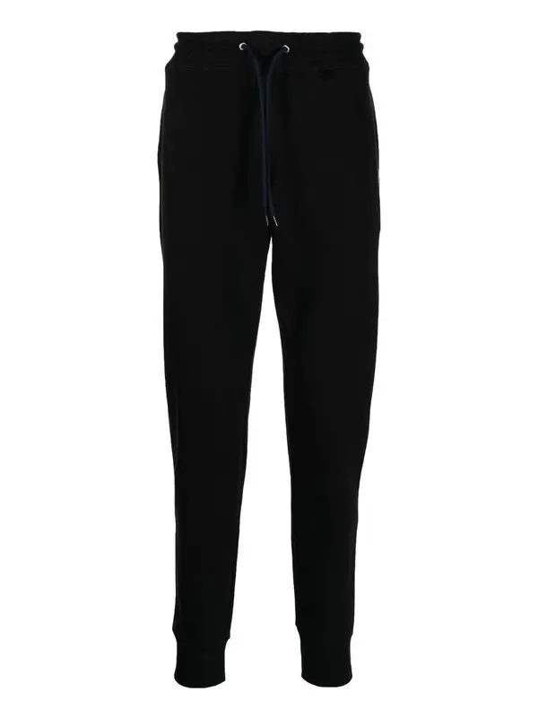 Paul Smith Zebra Logo Cotton Joggers - Black