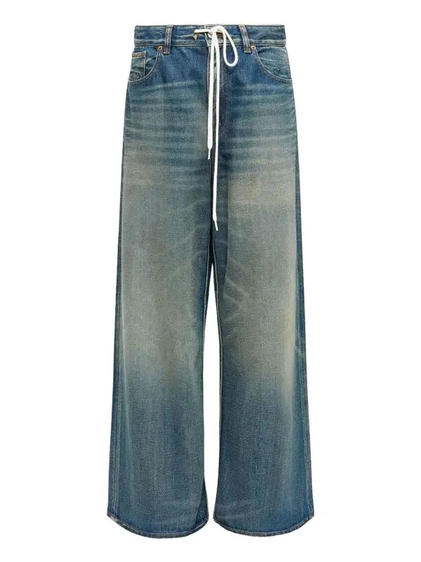 MAISON MARGIELA Wide-leg Denim Jeans - Sky Blue