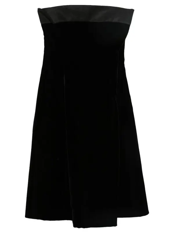 Emporio Armani Sleeveless Mini Dress - Black