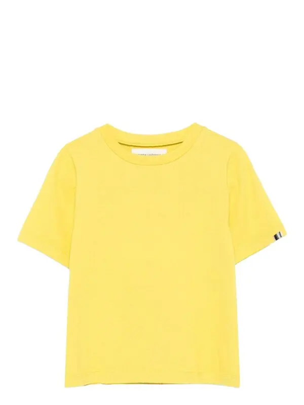 EXTREME CASHMERE X Cashmere T-shirt - Yellow