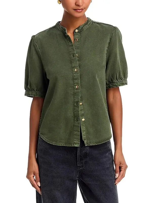 Rag & Bone Ultra Featherweight Jordan Top - Dark Olive