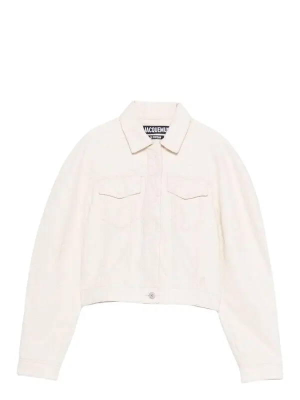 Jacquemus La Veste De-nimes Denim Jacket - White