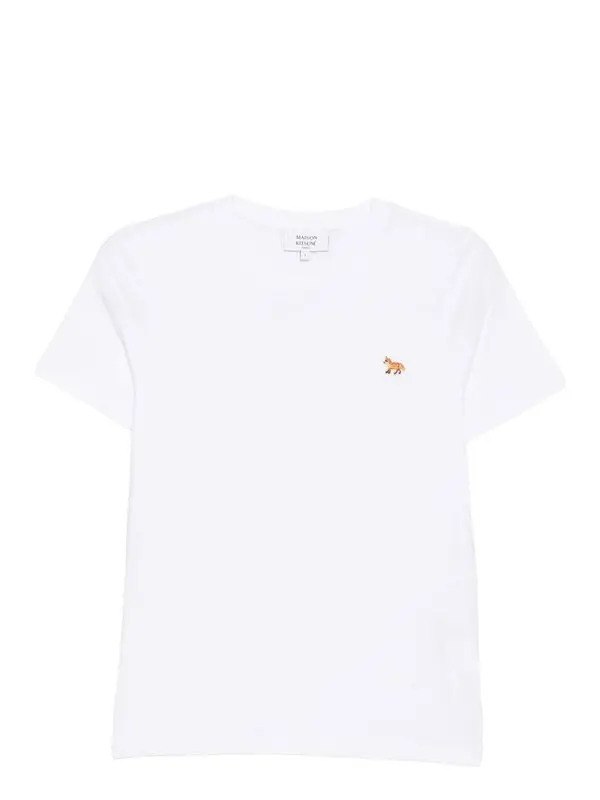 Maison Kitsuné Baby Fox Cotton T-shirt - White