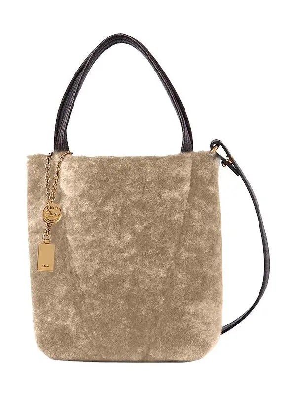Chloé Spin Small Tote - Floral Grey