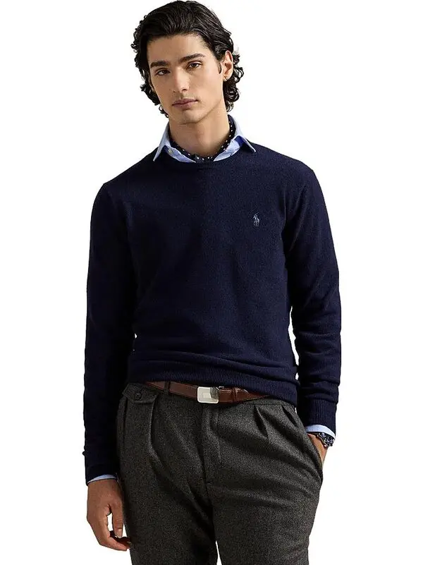 Polo Ralph Lauren Wool Crewneck Sweater - Blue