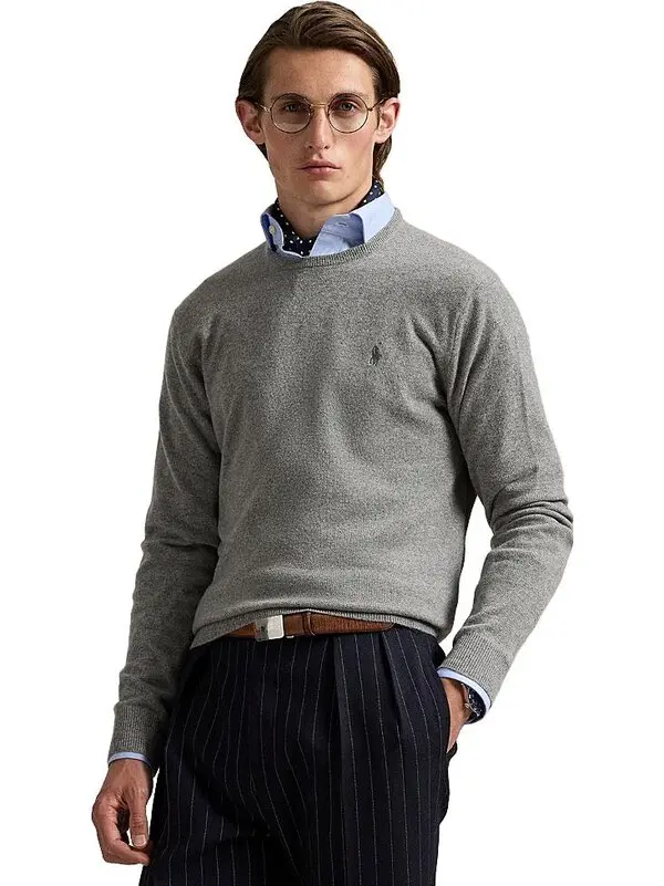 Polo Ralph Lauren Wool Crewneck Sweater - Grey