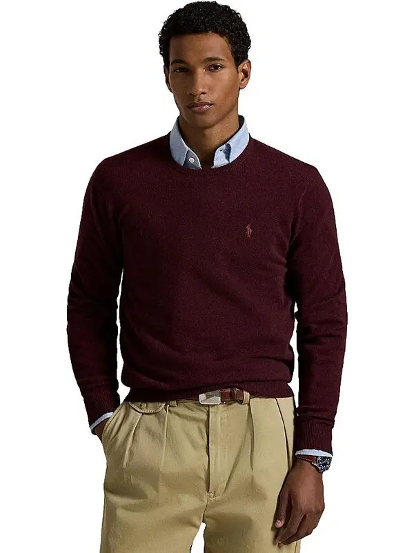 Polo Ralph Lauren Wool Crewneck Sweater - Wine