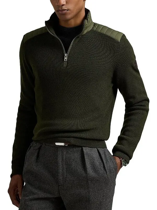 Polo Ralph Lauren Washable Wool Hybrid Sweater - Olive