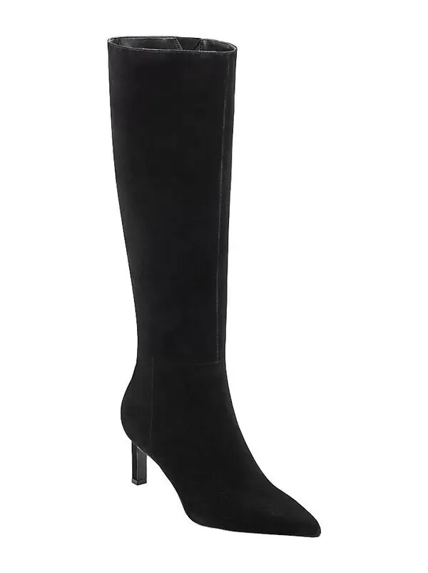 MARC FISHER LTD. Eva Boots - Black Suede