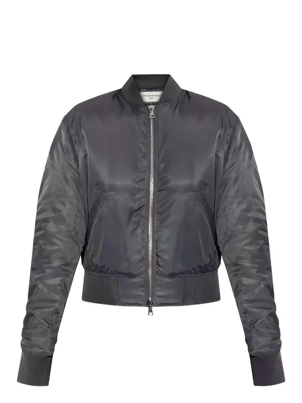 Officine Générale Zip-up Bomber Jacket - Grey