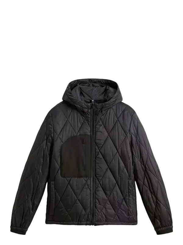Woolrich Diamond-pattern Jacket - Black