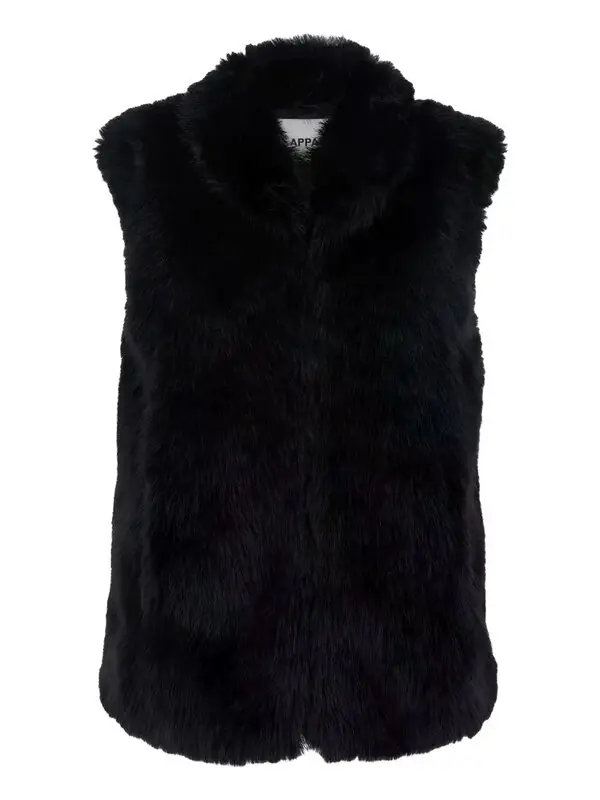 Apparis Laila Faux-fur Vest - Black