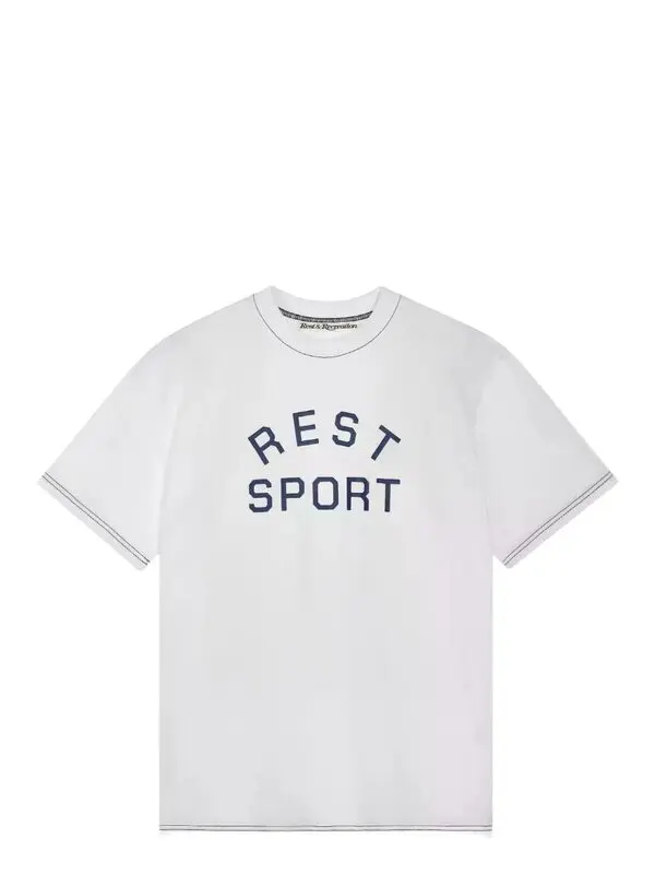 REST&RECREATION Logo-print T-shirt - White