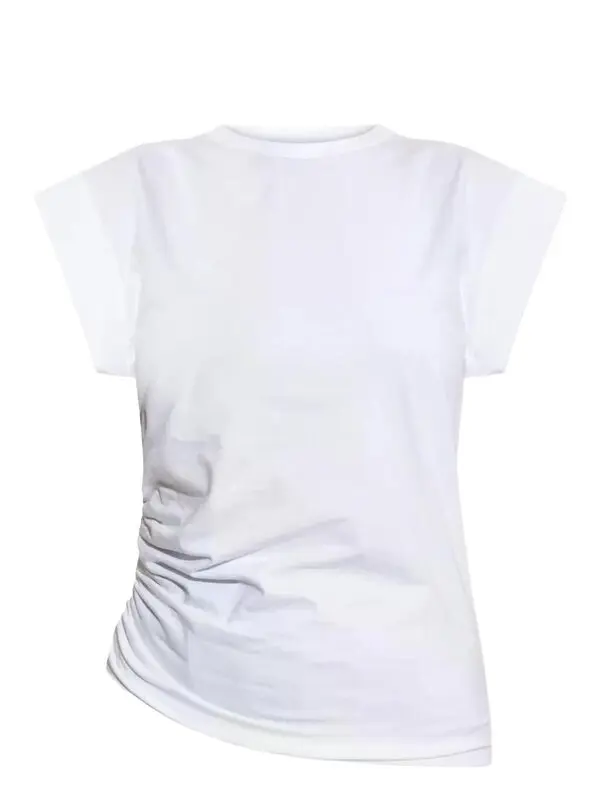 Officine Générale Ruched Detail T-shirt - White