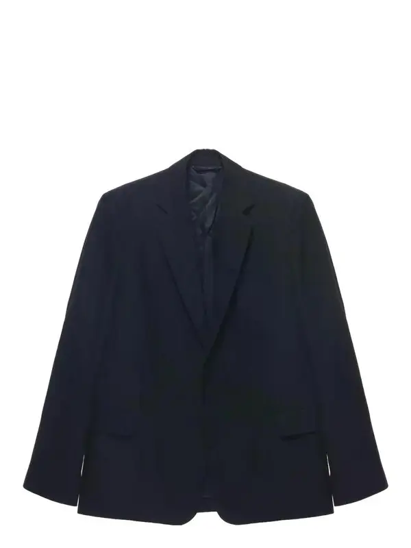 Carven Double-breasted Wool Jacket - Black