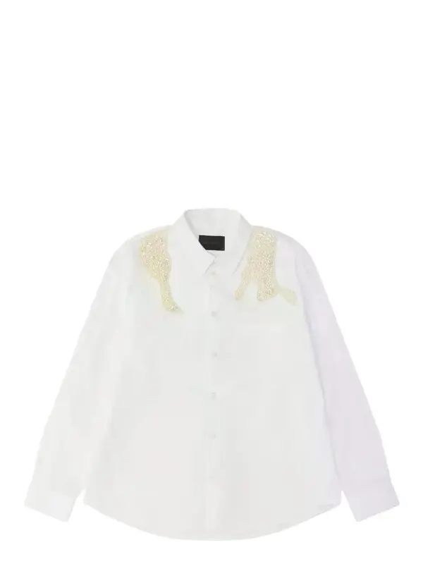 Simone Rocha Pearl-embellished Shirt - White