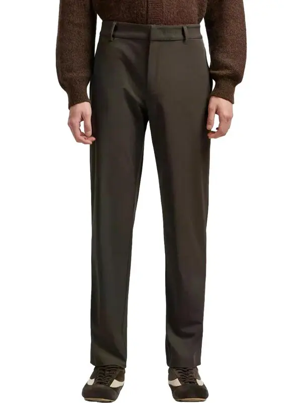 Emporio Armani Belt-loops Trousers - Brown