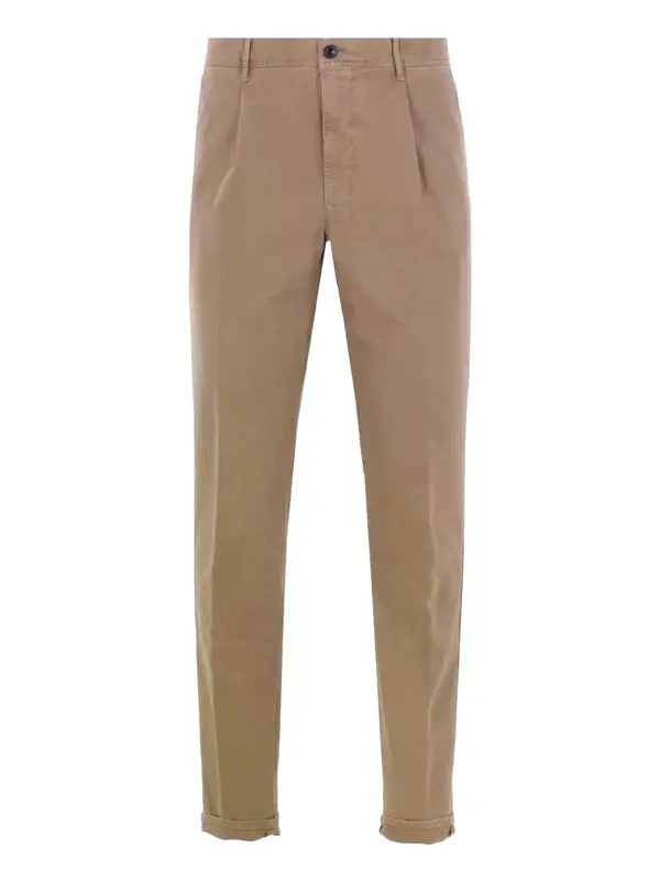 Incotex Pleated Trousers - Brown