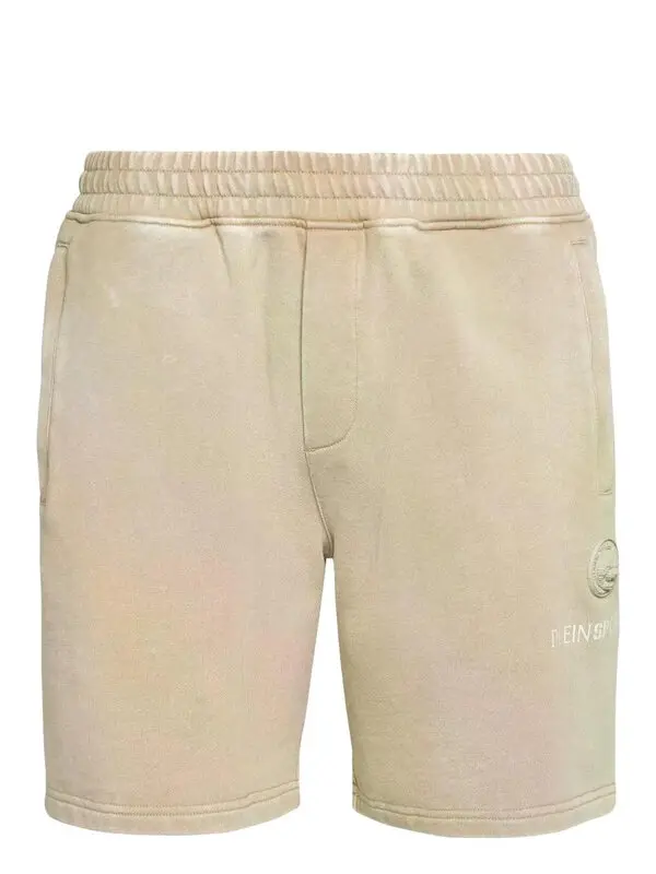 PLEIN SPORT Logo-plaque Track Shorts - Neutrals