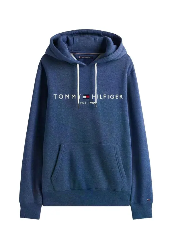Tommy Hilfiger Embroidered Hoodie - Blue