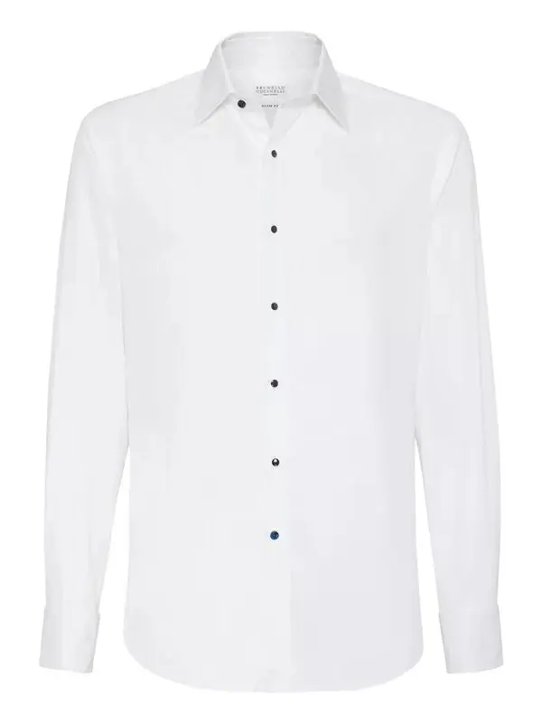 Brunello Cucinelli Cotton Shirt - White